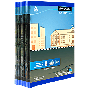 Buy Classmate Origami Soft Cover Exercise Notebook - Unruled, 168 Pages ...