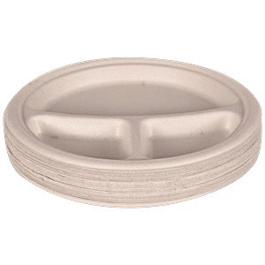 Buy Nabhas Disposable Paper Plate - Bagasse, Round, Eco-Friendly, 3 CP 10" Online at Best Price ...