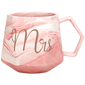 Buy DP Mrs Printed Ceramic Coffee Mug - For Tea, Milk & Coffee, Pink ...