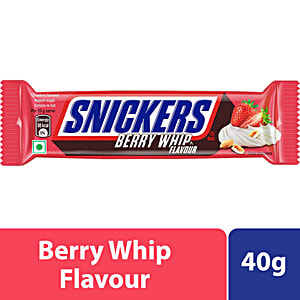 Buy Snickers Berry Whip Chocolate Bar - With Peanuts, Nougat & Caramel ...