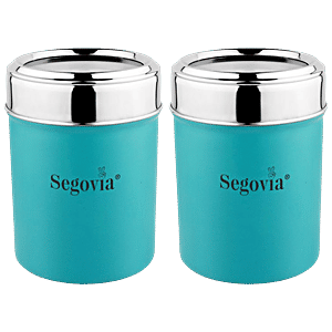 Buy Segovia Stainless Steel Canister/Container - See Through Lid ...