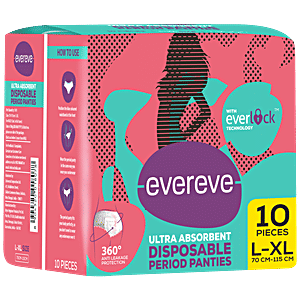 Buy Evereve Evereve Disposable Period Panties - Ultra Absorbent, Anti-Leakage Protection, M-L ...