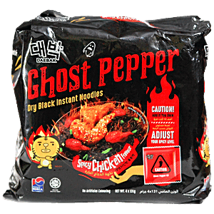 Buy Daebak Ghost Pepper Dry Black Instant Noodles - With Spicy Chicken ...