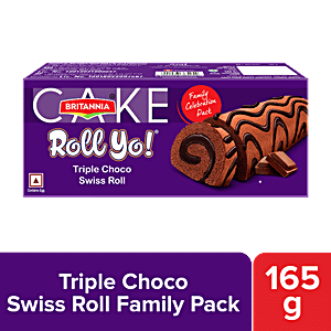 Buy Britannia Cake Roll Yo! Triple Choco Swiss Roll - More Chocolatey ...