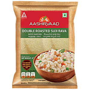 Buy Aashirvaad Double Roasted Suji Rava - Less Moisture, More Quantity ...