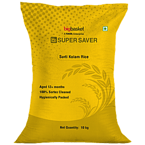 Buy Bb Super Saver Premium Surti Kolam Raw Rice Online at Best Price of ...