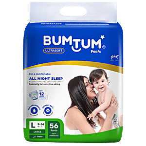 Buy Bumtum Baby Diaper Pants - With Leakage Protection, Ultra Soft ...