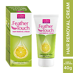 Buy VI-JOHN Feather Touch Hair Removal Cream - Lime & Aloe Vera, For ...