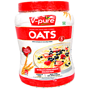 Buy V-pure Oats - Rich In Protein & Fibre, Healthy Breakfast, No ...