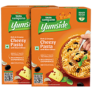 Buy Tata Sampann Yumside Cheesy Pasta With Black Olives Online at Best ...