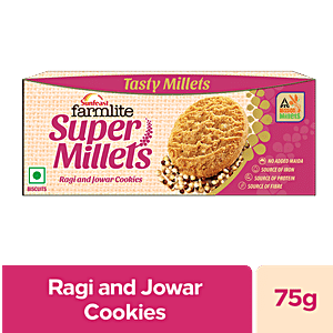 Buy Sunfeast Farmlite Super Millets Ragi & Jowar Chocochip Cookies ...