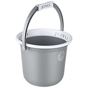 Buy Dream Home Bucket - Plastic, Grey, Plain, Sturdy Online at Best ...