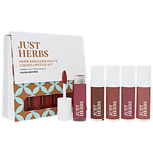 Buy Just Herbs Herb Enriched Ayurvedic Lipstick Micro-Mini Kit Online ...