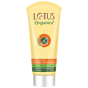 Buy Lotus Organics+ Ultra Matte Mineral Sunscreen - SPF 40, PA ...