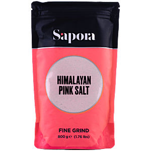 Buy Sapora Himalayan Pink Salt Fine Grind Online at Best Price of Rs 75 ...