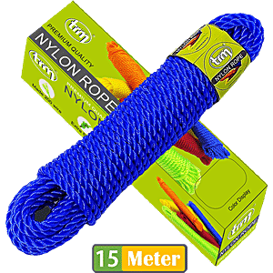 Buy Trm Nylon Rope - 5 m, Blue, Premium Quality Online at Best Price of ...
