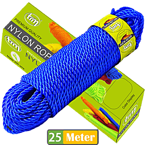 Buy Trm Nylon Rope - 5 m, Blue, Premium Quality Online at Best Price of ...