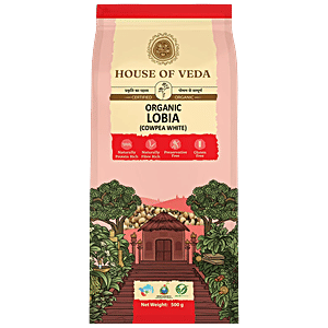 Buy HOUSE OF VEDA Organic Lobia Cowpea White Online at Best Price of Rs ...