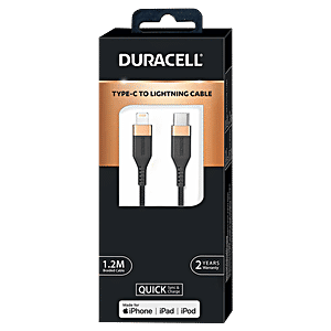 Buy Duracell USB-A To Type-C Sync & Charging Cable Online at Best Price ...