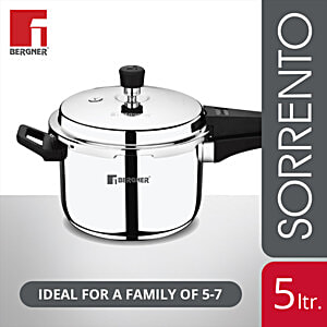 Buy Bergner Sorrento Stainless Steel Pressure Cooker With Outer Lid ...