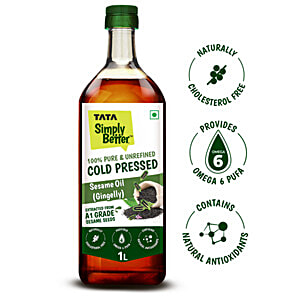 Buy Tata Simply Better Pure & Unrefined Cold Pressed Groundnut Oil ...