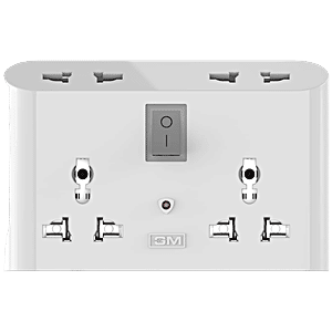 Buy Goldmedal 6 & 16A 3 Pin Multi Plug Travel Adaptor Online at Best ...