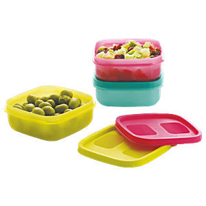 Buy Mastercook PP-172 Container Set - Plain, Multicolour Online at Best ...