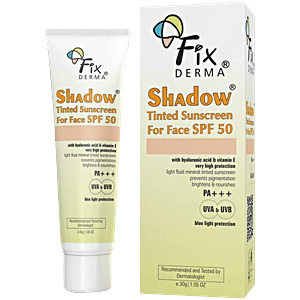 Buy Fixderma Shadow SPF 50+ Cream - PA+++, For UVA & UVB Protection ...