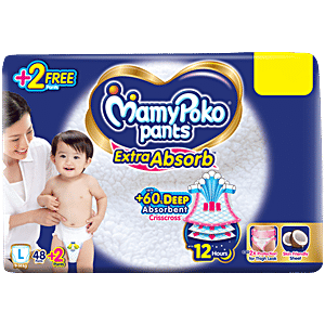 Buy Mamy Poko Pants Extra Absorb Diaper Pants - L, 9 To 14 kg Online at ...