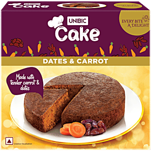 Buy UNIBIC Cake - Dates & Carrot Online at Best Price of Rs 58.5 ...