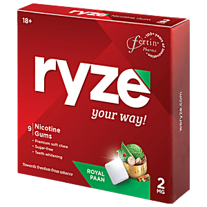 Buy Ryze Nicotine Gums - 2 mg, Frosty Mint, Sugar Free Online at Best ...