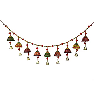 Buy Divine Art Elephant & Bell Hanging Toran Pair Online at Best Price ...