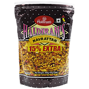 Buy Haldirams Namkeen Navrattan Del 1 Kg Pouch Online at the Best Price of Rs 220.5 - bigbasket