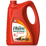 Buy Dhara Oil Mustard Kachi Ghani 5 Ltr Can Online At Best Price of Rs ...