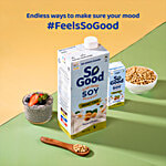 Buy So Good Soy Milky Soya Milk Natural 200 Ml Carton Online at the ...