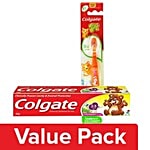 Buy Colgate Kids Toothpaste - 0-2 Years, Strawberry Flavour, With ...