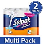 Buy Selpak Imported 3Ply Kitchen Towel Super Absorbent Paper Tissue ...