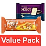Buy Britannia Pure Magic Biscuit White Chocolate Deuce 60G + Good Day ...