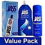 Buy Jass Perfume Spray, Unisex 60ml + Perfume Talcum Powder 100G ...