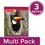 Buy Camlin Small Soft Cover Four Lines Design Notebook - 164 Pages ...