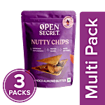 Buy Open Secret Nutty Chips-Choco Almond Butter,Baked Supergrain Chips ...