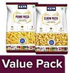 Buy Keya Penne Pasta, 400 g + Elbow Pasta, 400 g Online at Best Price ...