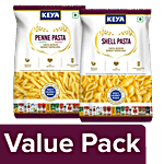 Buy Keya Penne Pasta, 400 g + Shell Pasta, 400 g Online at Best Price ...
