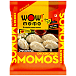 Buy Wow! Momo Chicken Cheese Momos, 20 pcs + Chicken Darjeeling Momos ...