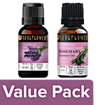 Buy Soulflower Rosemary Essential Oil 15 ml + Lavender Essential Oil 15 ...