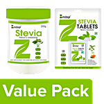 Buy Zindagi Stevia Powder 200 g + Stevia Tablets 100 pcs Box Online at ...