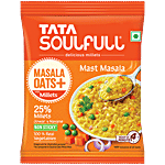 Buy Tata Soulfull Masala Oats + Tasty Snack With Millets, Mast Masala ...