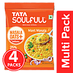 Buy Tata Soulfull Masala Oats + Tasty Snack With Millets, Mast Masala ...