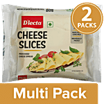 Buy D'lecta Processed Cheese Slices - Made From Cow Milk, Easy To Use ...