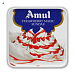 Buy Amul Ice Cream - Strawberry Magic Sundae, Real Milk Online at Best ...